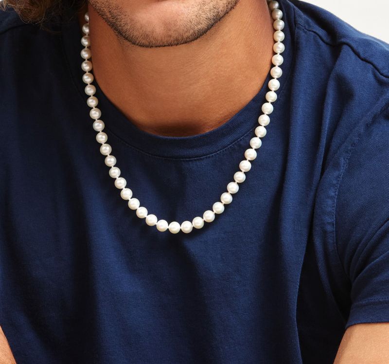 Pearl necklace men store